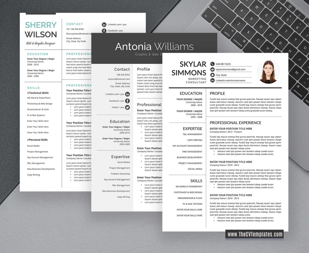 CV Bundle (MS Word) – TheCVTemplates.com