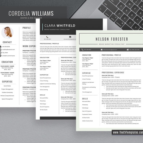 Resume Templates – TheCVTemplates.com