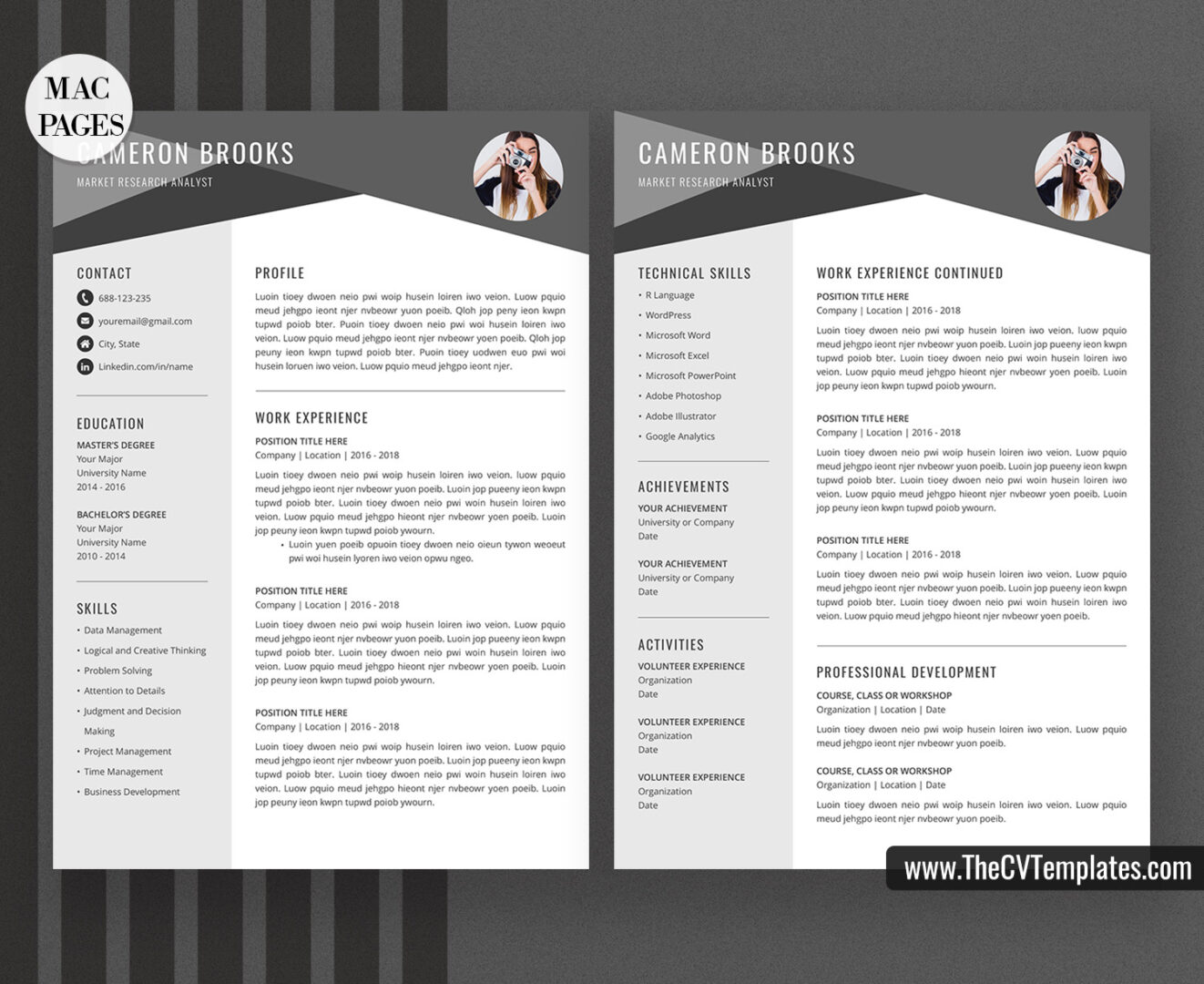 Make a Great First Impression with Our Eye-Catching Resume Template ...