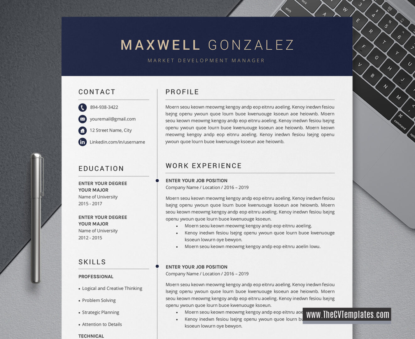 15 Eye-Catching Resume Templates to Make Your Resume More Impressive ...